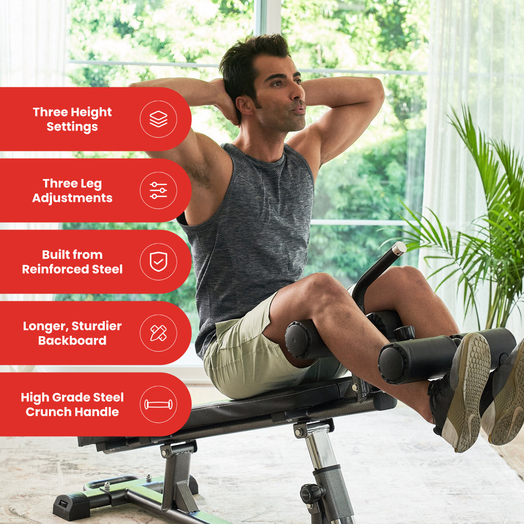 Finer Form Semi-Commercial Ab Bench and Sit Up Bench Elite