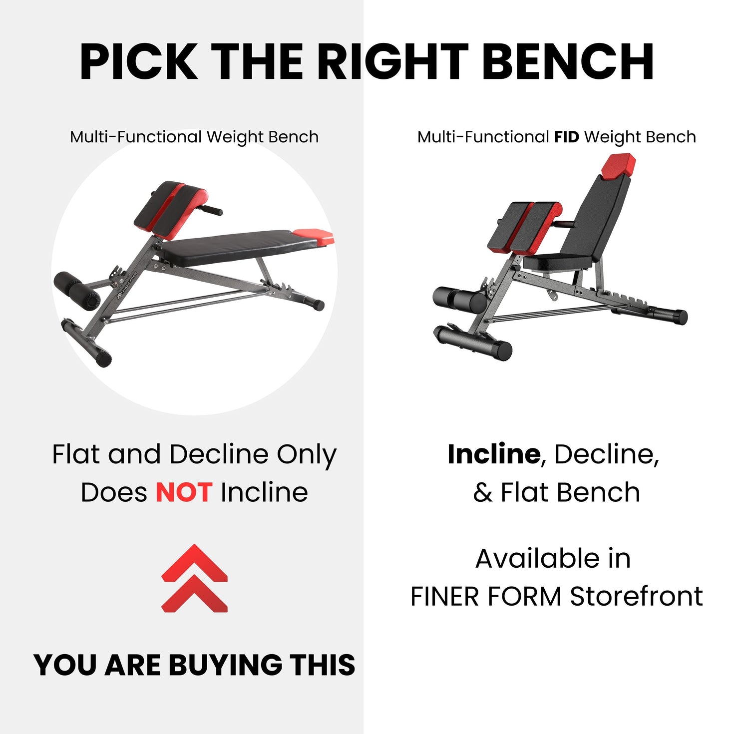 Finer Form Multi-Functional Gym Bench for Full All-in-One Body Workout